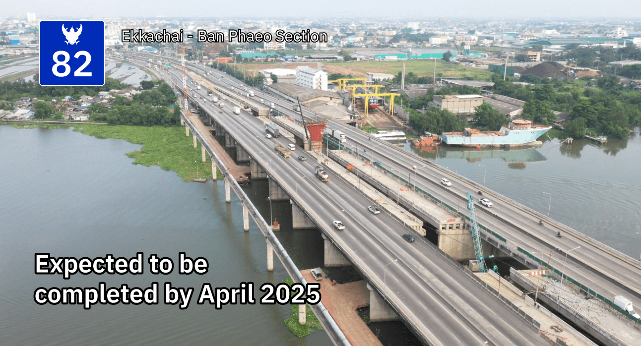 Project Status | Bang Khun Thian – Ban Phaeo Motorway M82 Project
